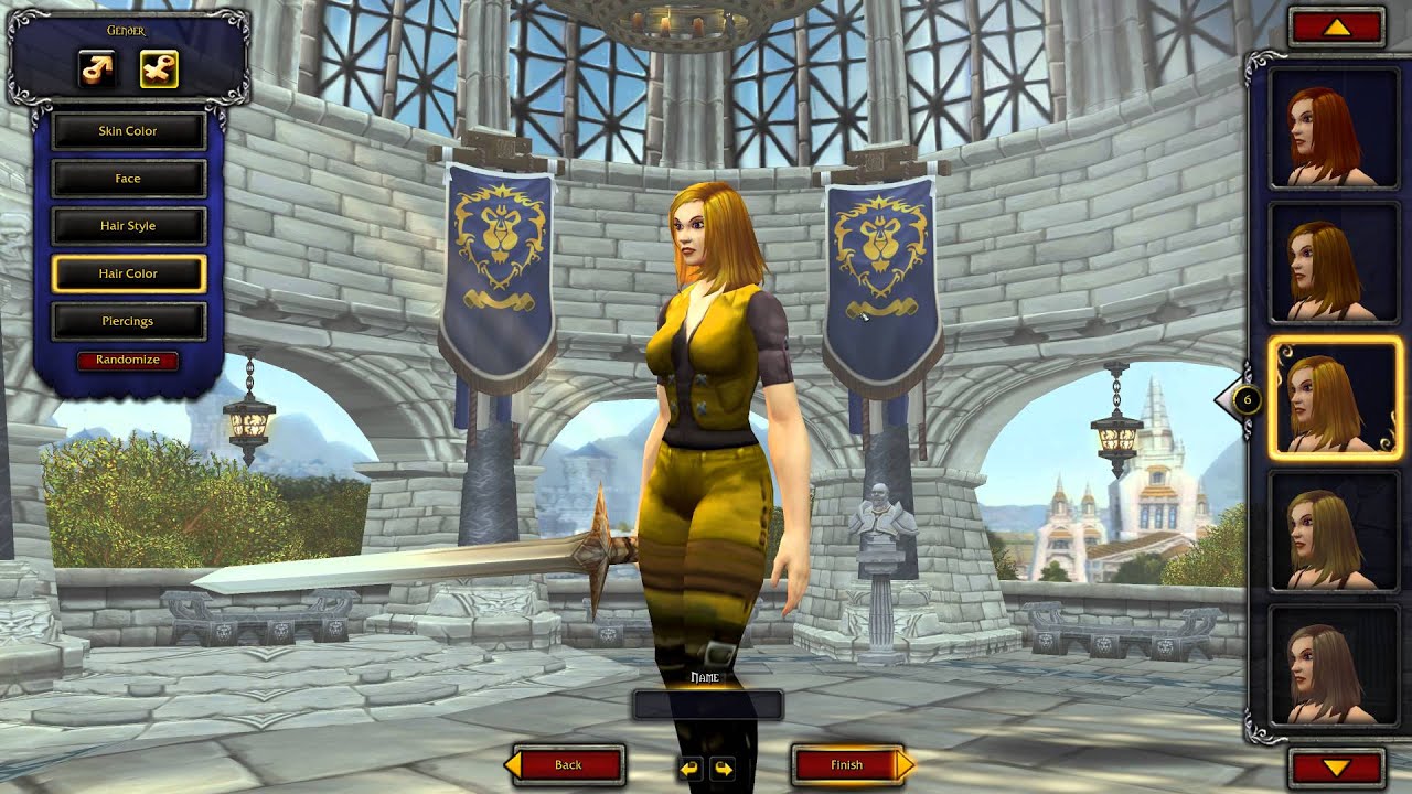 WoW - Draenor - HUMAN FEMALE Customization [4K60] - YouTube