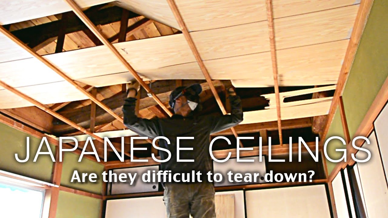 Japan akiya open ceiling - Tips and lessons I learned tearing down ...
