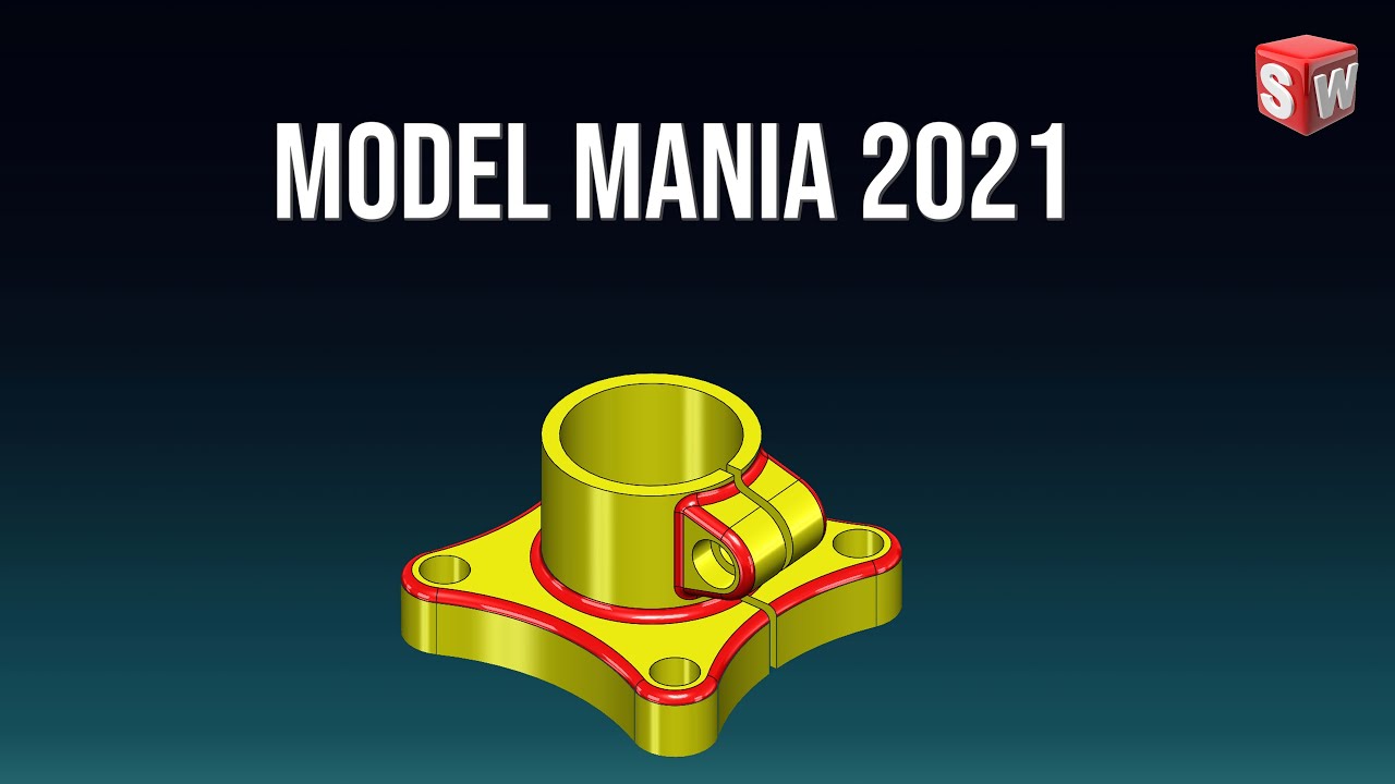 SolidWorks Model Mania 2021 - Full CAD Challenge Explained! - YouTube