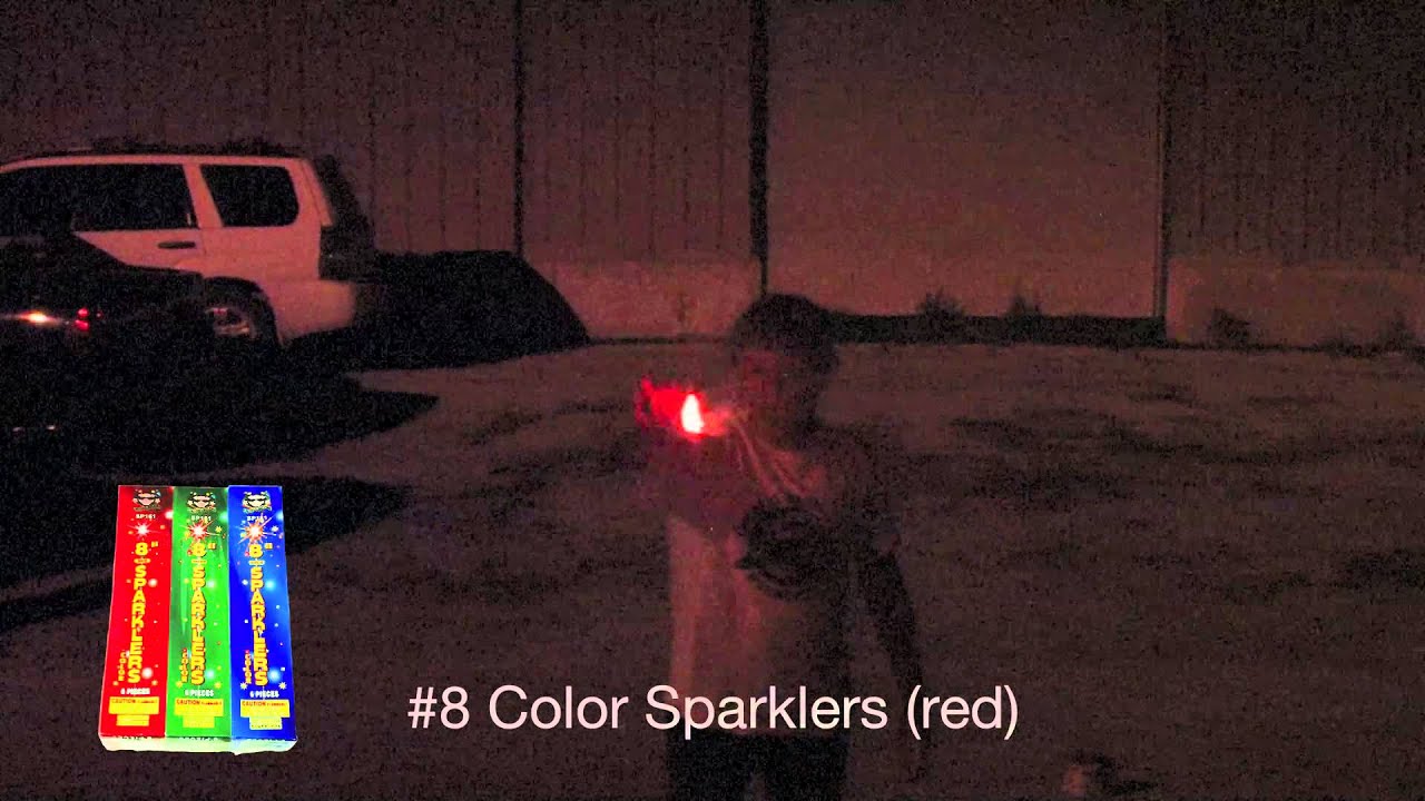 #8 Color Sparklers - YouTube
