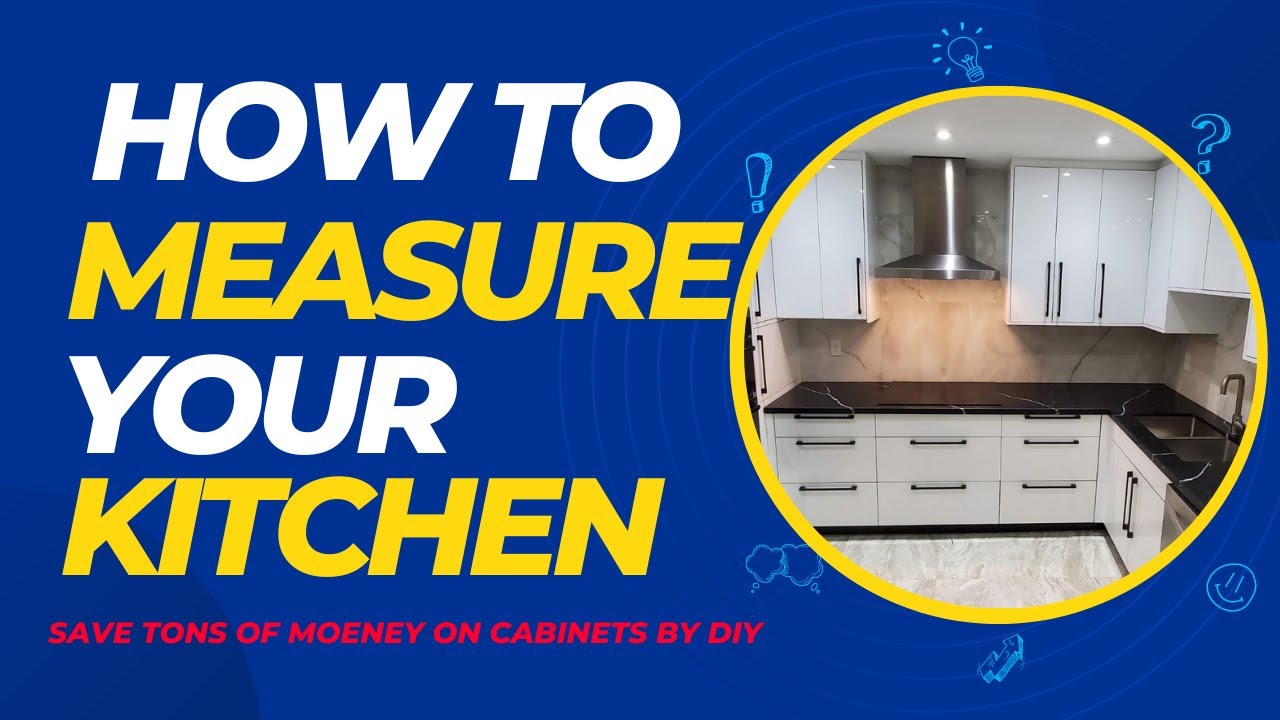 How to Measure you kitchen to create a kitchen design - YouTube
