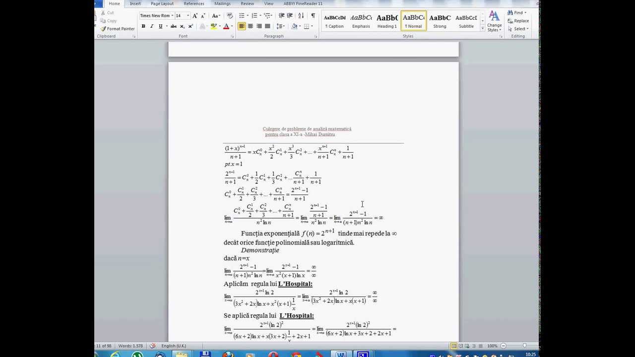 Analiza matematica - Lectia 12 - YouTube