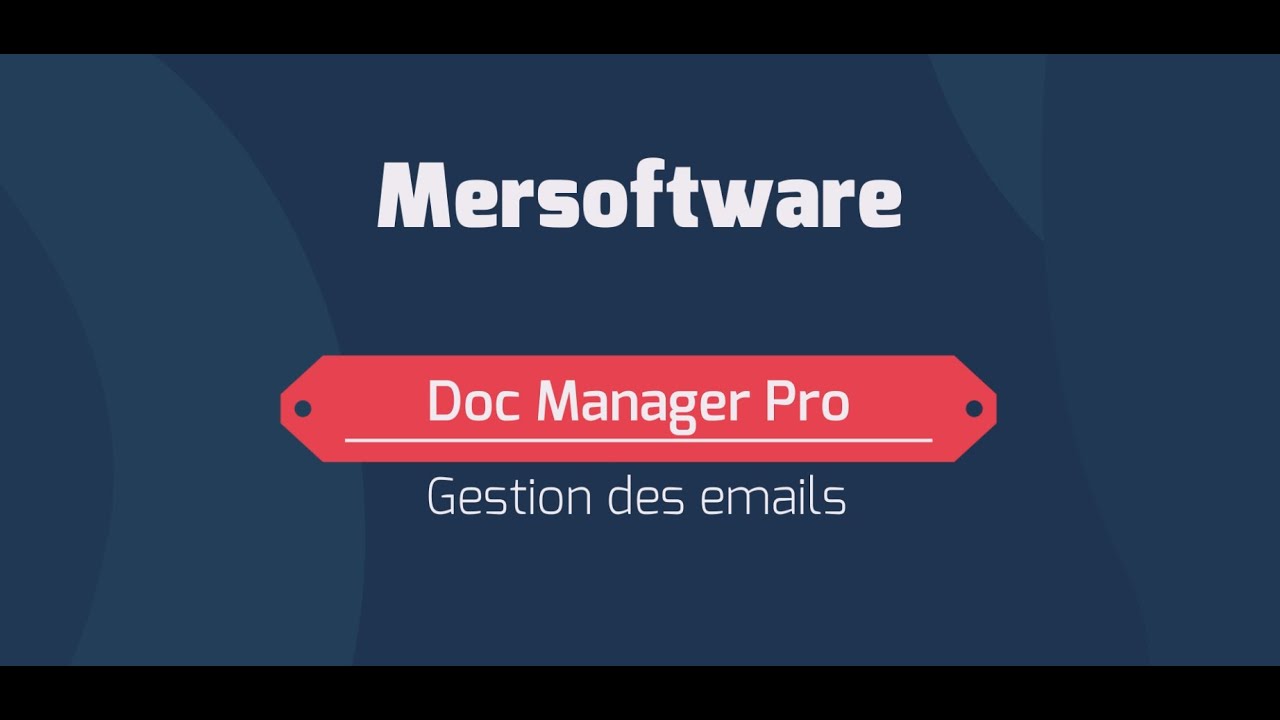 Doc Manager Pro Mails - YouTube