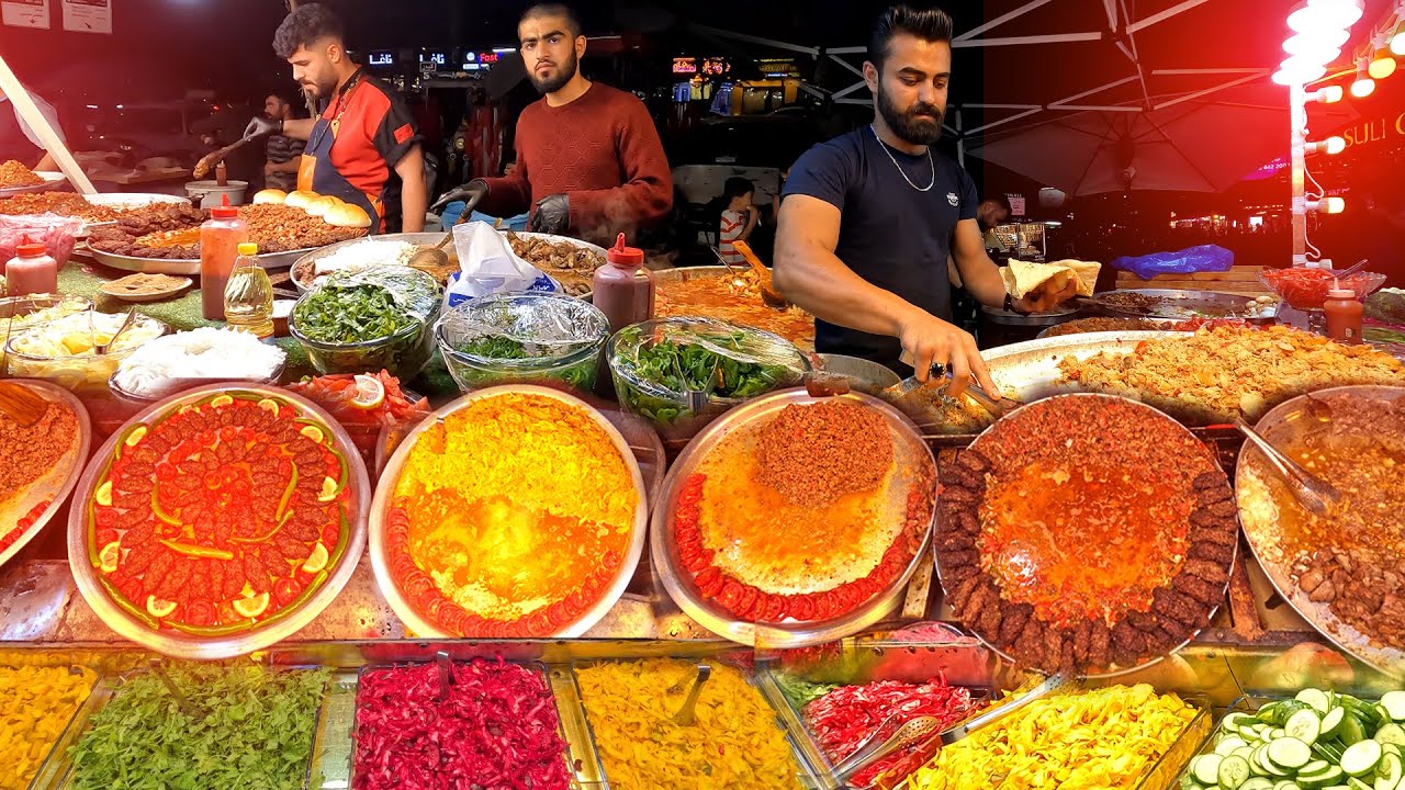 IRAQ! 1$ Slemani Street Food | GRAND BAZAAR KURDIS‌H FOOD TOUR 2024 ...