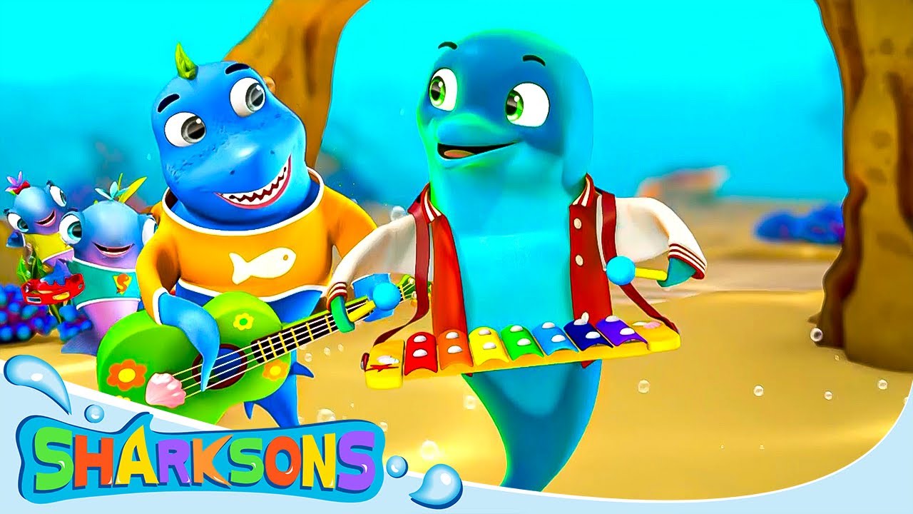 Under The Sea | The Sharksons - Songs for Kids | Nursery Rhymes & Kids ...