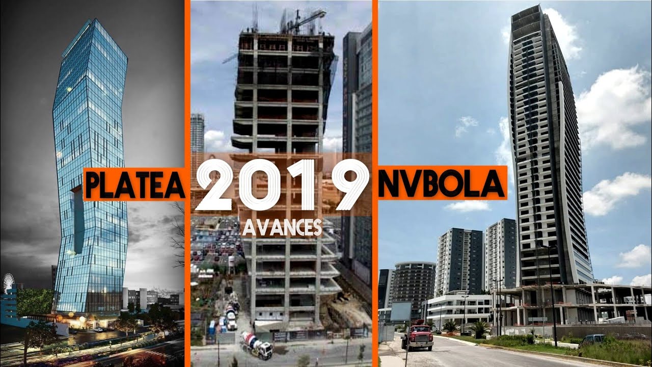 Avances: Torre Nvbola, Torre Platea Ciudad de Puebla, México 2019 - YouTube