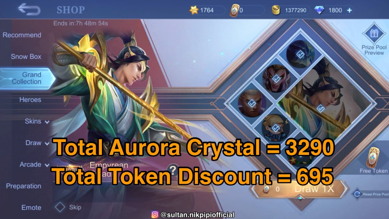 Zilong Collector Skin Daily Draw | Nikpipi - YouTube