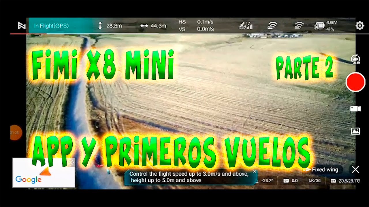 FIMI X8 MINI | APP Y PRIMEROS VUELOS (Parte 2) - YouTube