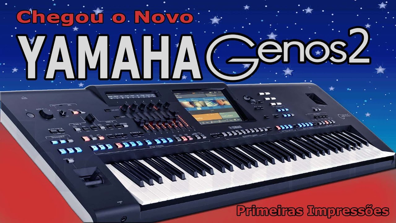 Novo YAMAHA Genos2 primeiras impressões! - YouTube