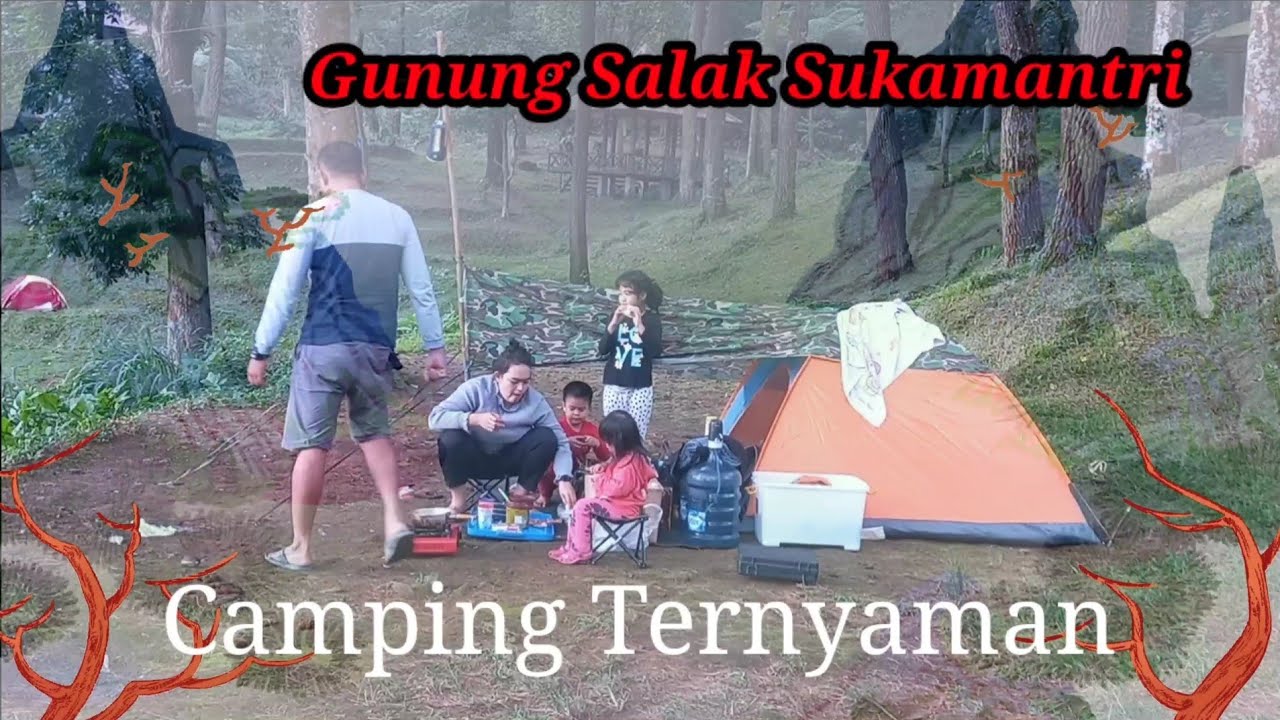 Vlog.Abang Azzam Camping di Gunung salak Bersama keluarga.-olla azzam - YouTube