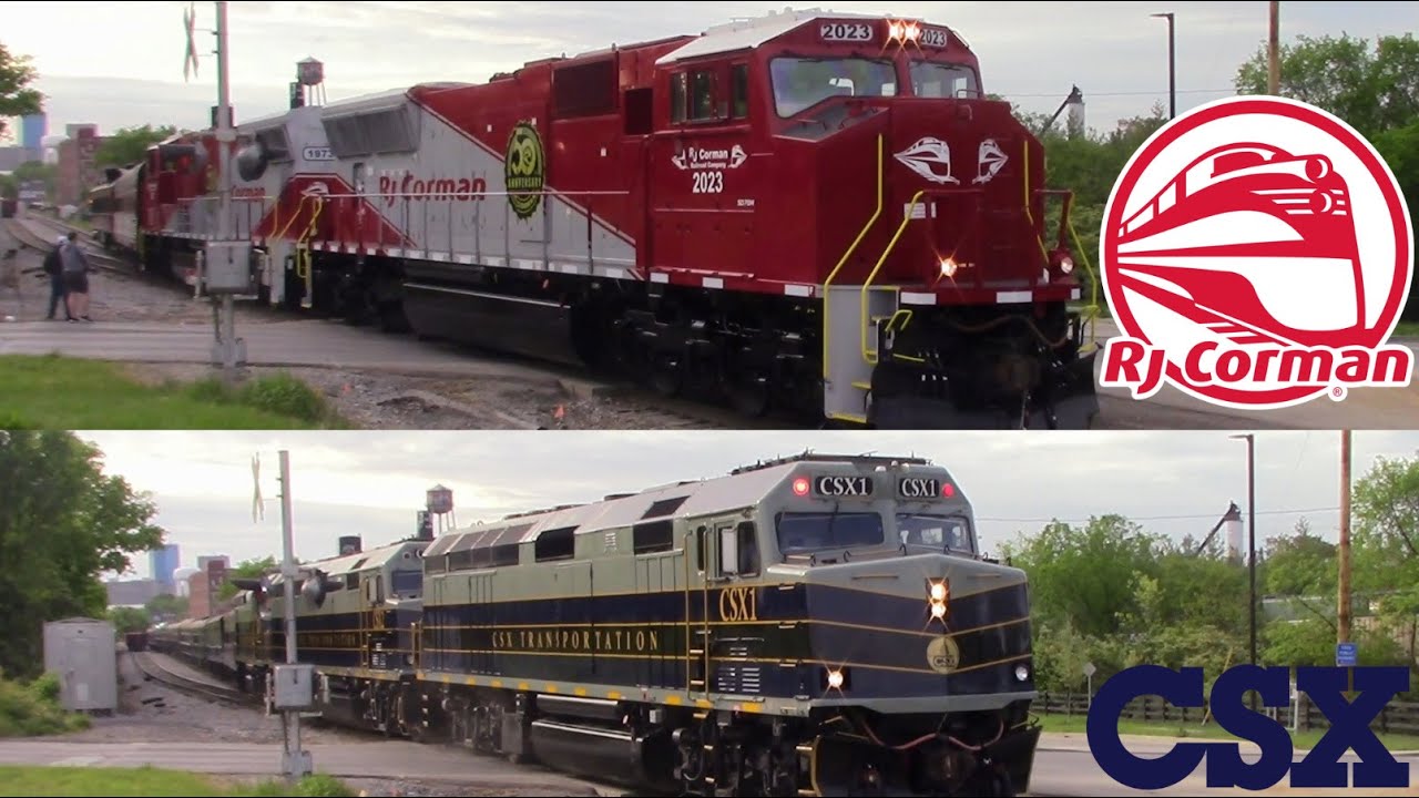Railfanning in Lexington KY with 2 Kentucky Derby Trains - YouTube