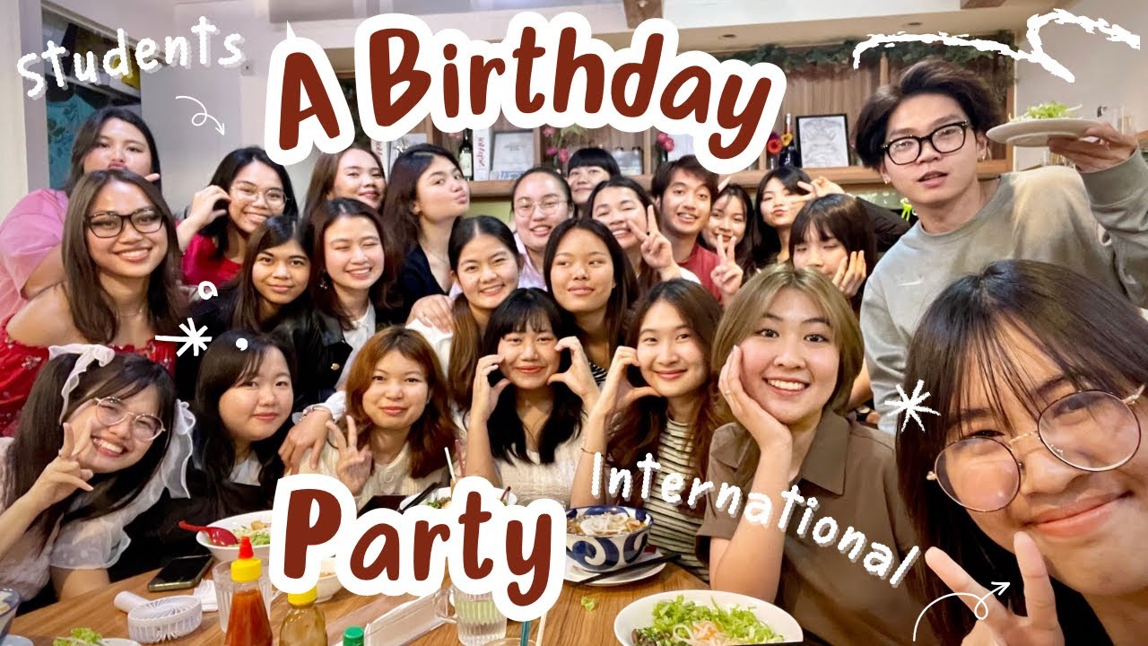 How international students celebrate a birthday party in Japan ...