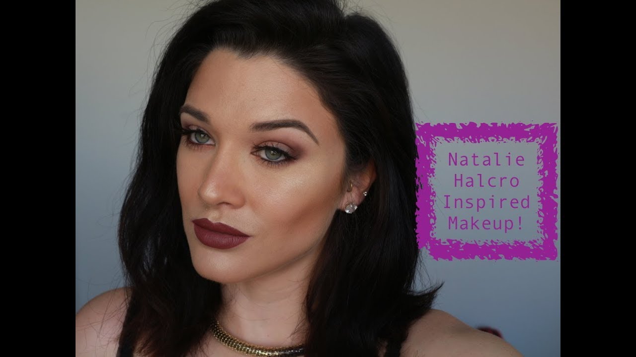 Natalie Halcro inspired makeup - YouTube