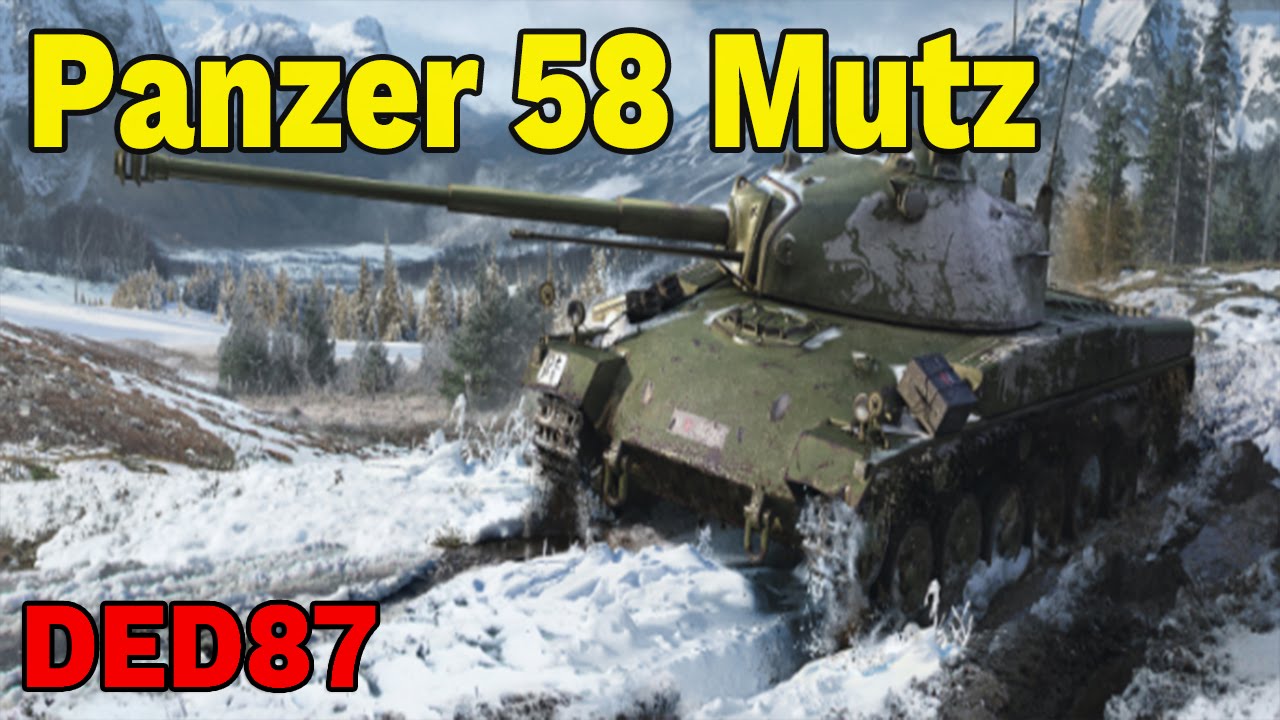 WoT- Panzer 58 Mutz - pierwsza eMka - YouTube