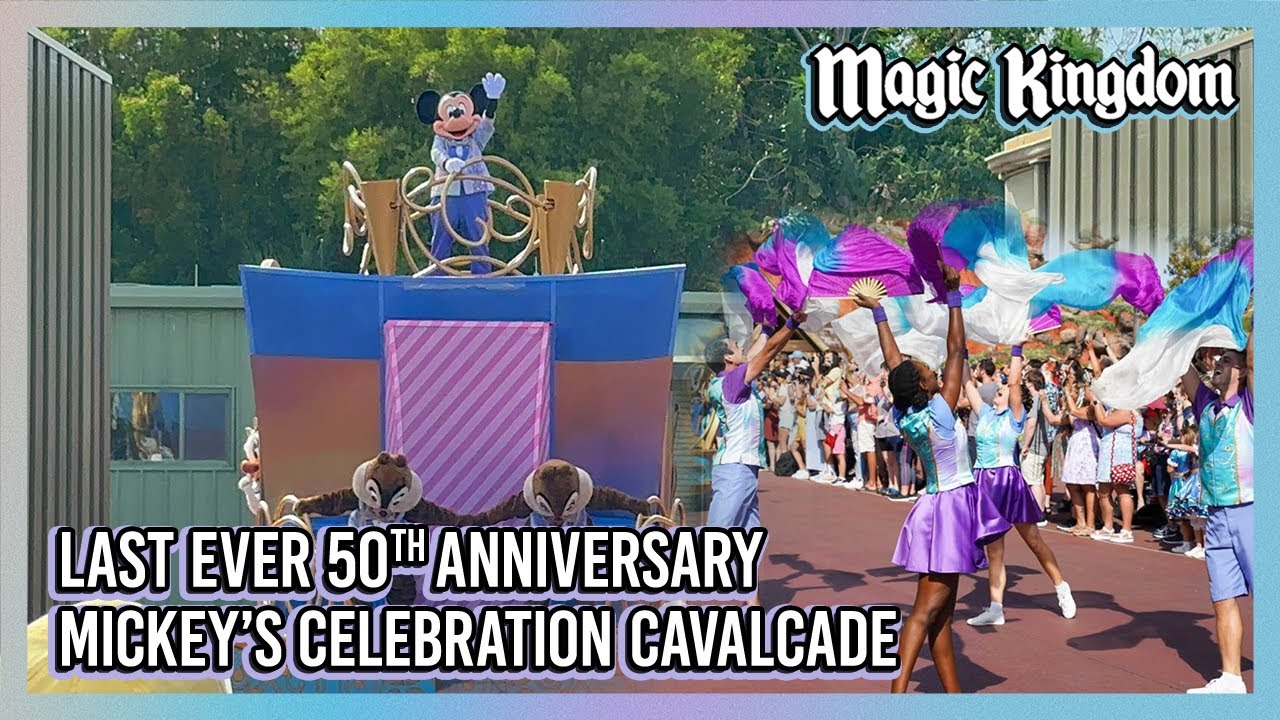 Last Ever Walt Disney World 50th Anniversary "Mickey's Celebration ...