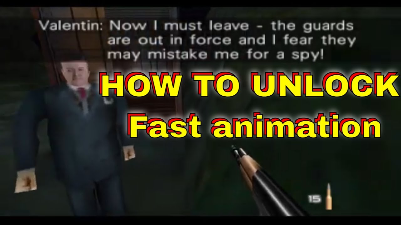 GoldenEye 007 HOW TO UNLOCK Fast animation ON STATUE FAST & EASY. - YouTube