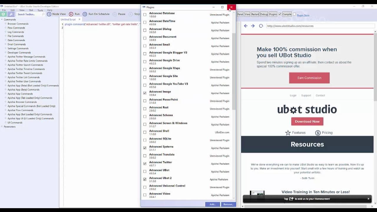Advanced Ubot 2 Auto Check Plugin - YouTube