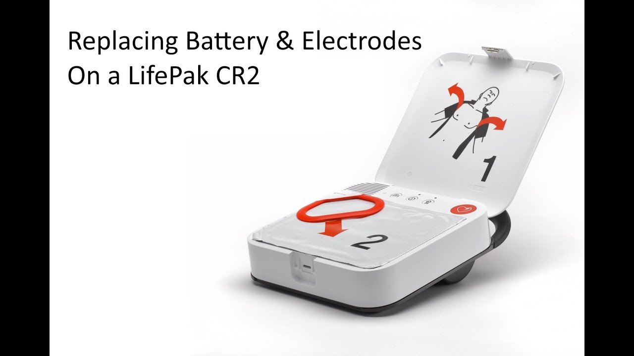 LIFEPAK CR2 Replacing Electrodes and Battery Video How to guide - YouTube