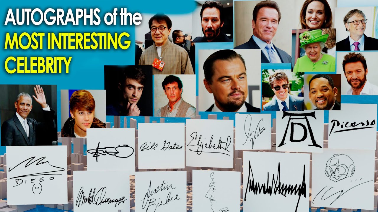 Autographs of the Most Interesting Celebrity (part 1) | 3D ...