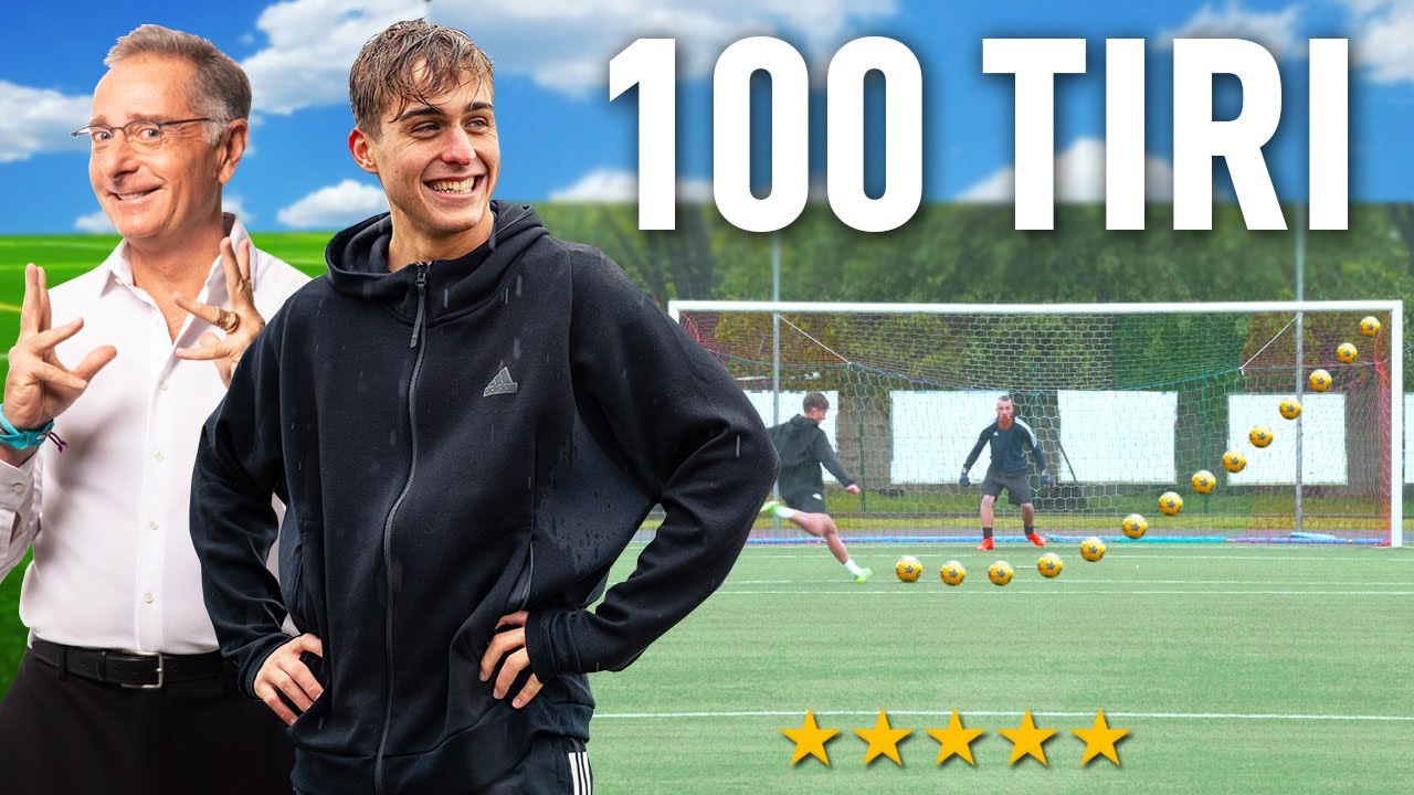 🎯⚽️100 TIRI CHALLENGE: DAVIDE BONOLIS (con PAOLO BONOLIS) | Quanti Goal ...