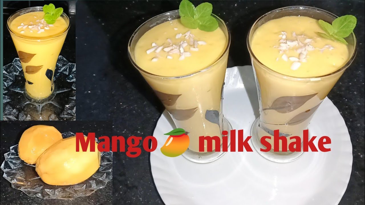1minute-ല്‍ super mango🥭milkshake||simple& easy recipe - YouTube