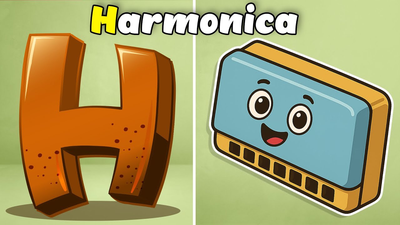Musical Instruments ABC for Kids | Learn the Alphabet with Instruments ...