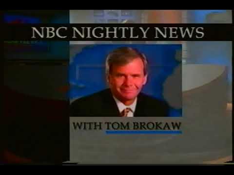 Tom Brokaw NBC Nightly News Promo 1993 - YouTube