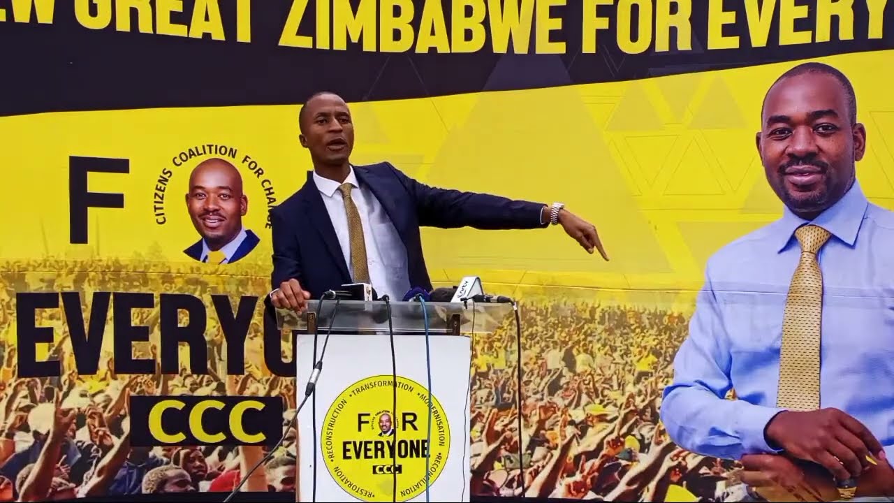 CCC Presser On The Current Political Crisis In Zimbabwe - YouTube