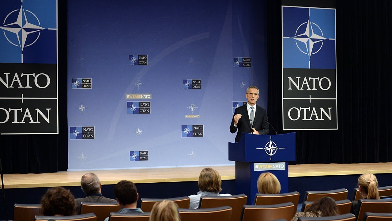 NATO Secretary General, Press Conference at Defence Ministers Meeting ...