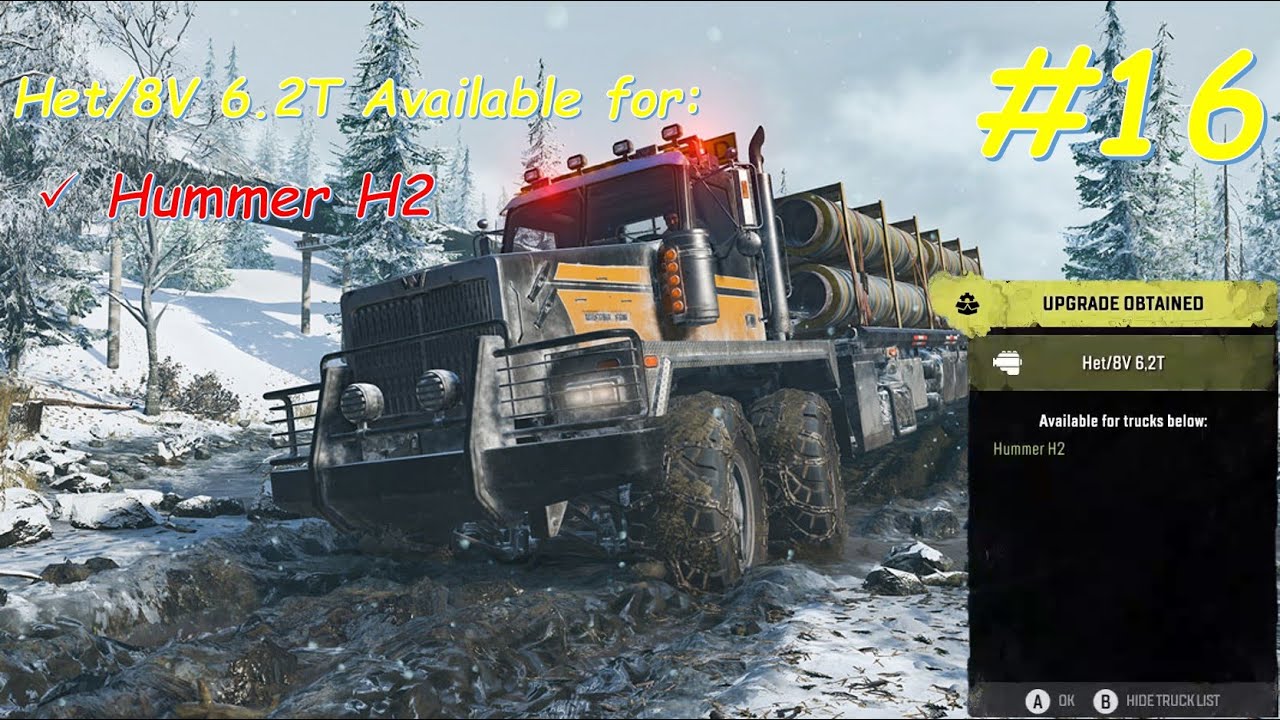 SnowRunner #16 | Het 8V 6.2T Hummer H2 Location | - YouTube