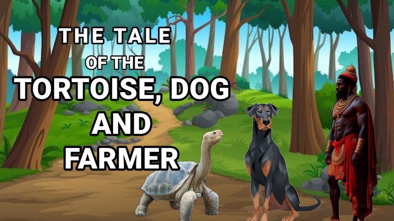 THE TALE OF THE TORTOISE, DOG AND FARMER. #folktales #animation #dog ...
