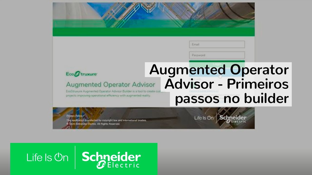 EcoStruxure Augmented Operator Advisor - Primeiros passos no builder ...