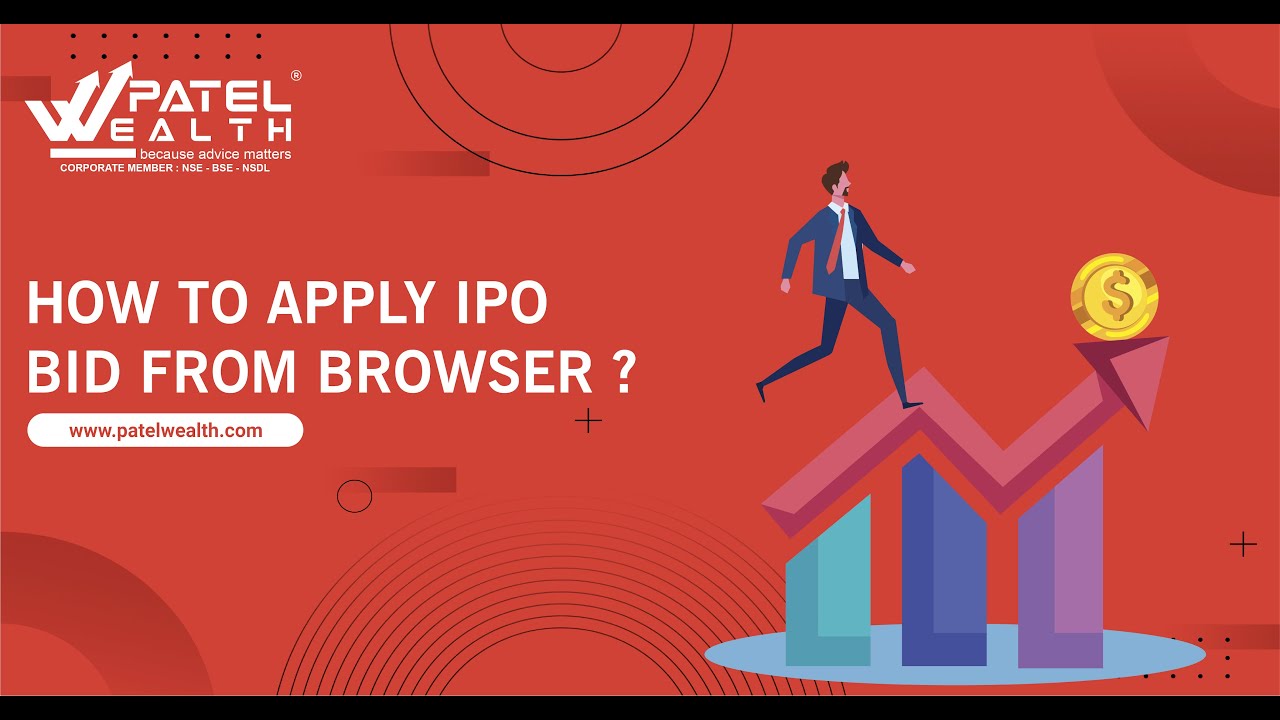 How to apply IPO bid from web portal - Patel Wealth - YouTube