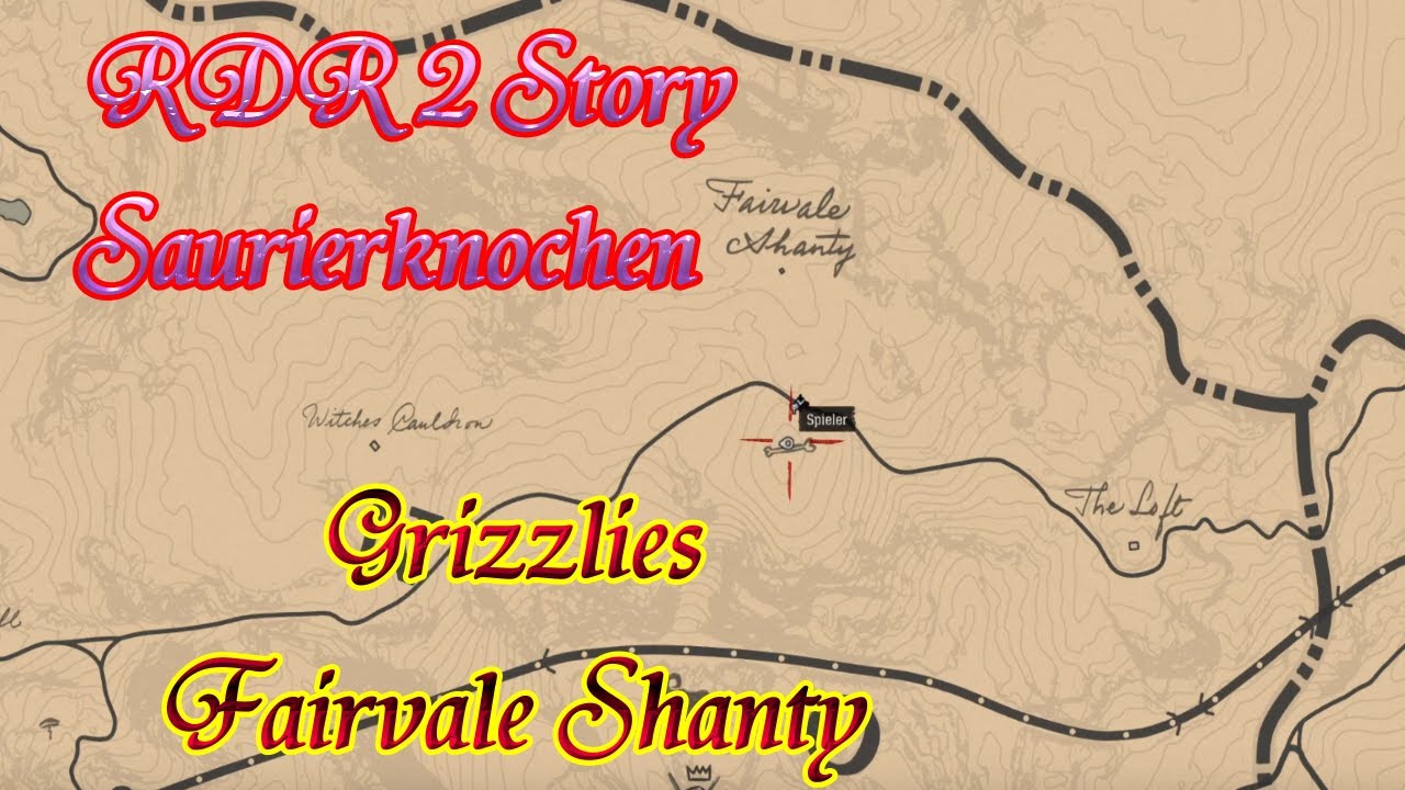 RED DEAD REDEMPTION 2 Story - Saurierknochen - Grizzlies East ...