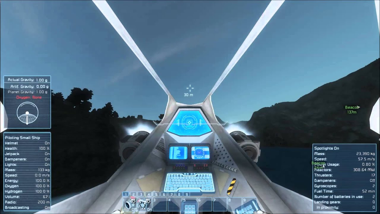 Space engineers:Rotor launch - YouTube