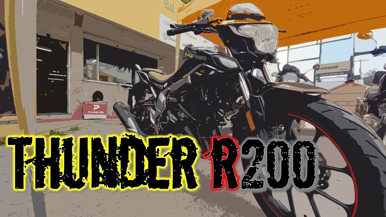 Thunder ⚡ R200 200cc - Review Ficha técnica | ¡Una deportiva de 200cc ...