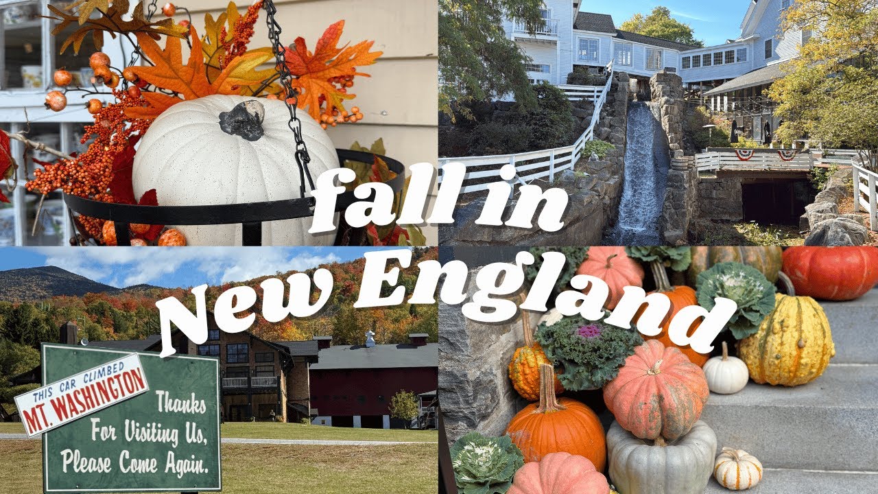 enjoying fall in new hampshire and maine | travel vlog (fall edition) 🍂 ...