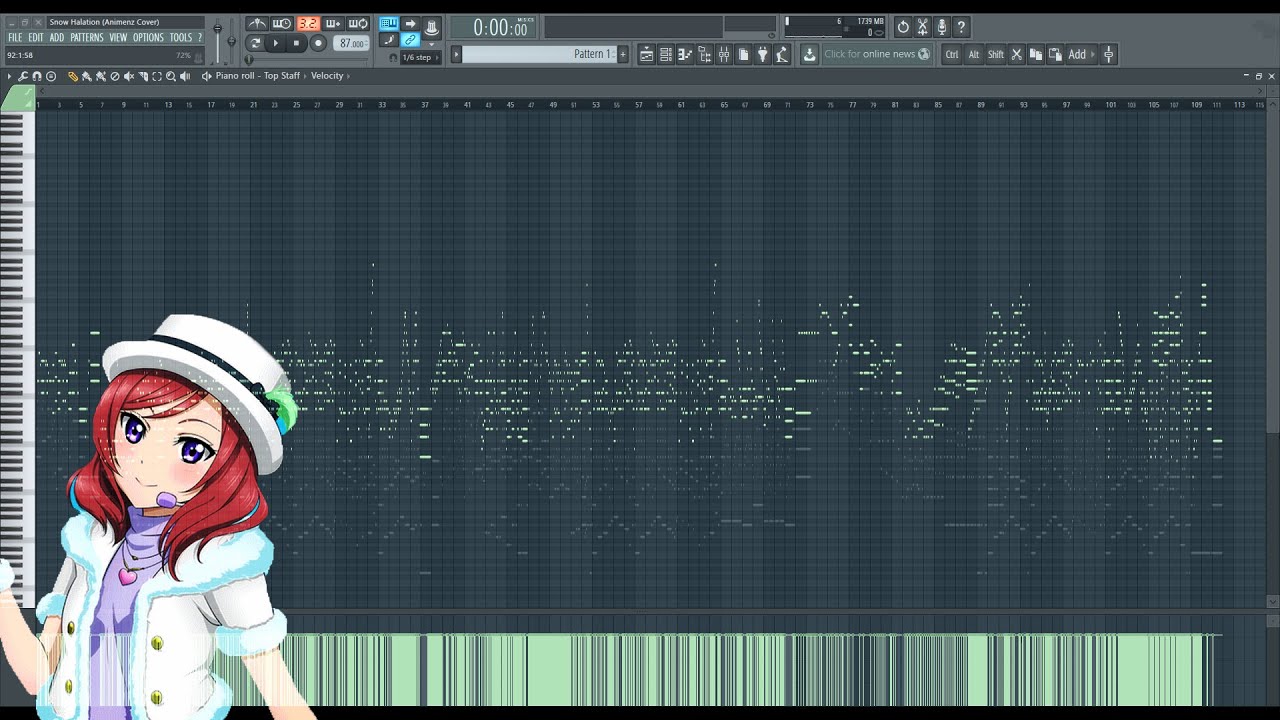µ's - Snow Halation (Animenz Cover) [FL Studio 12 Timelapse] - YouTube