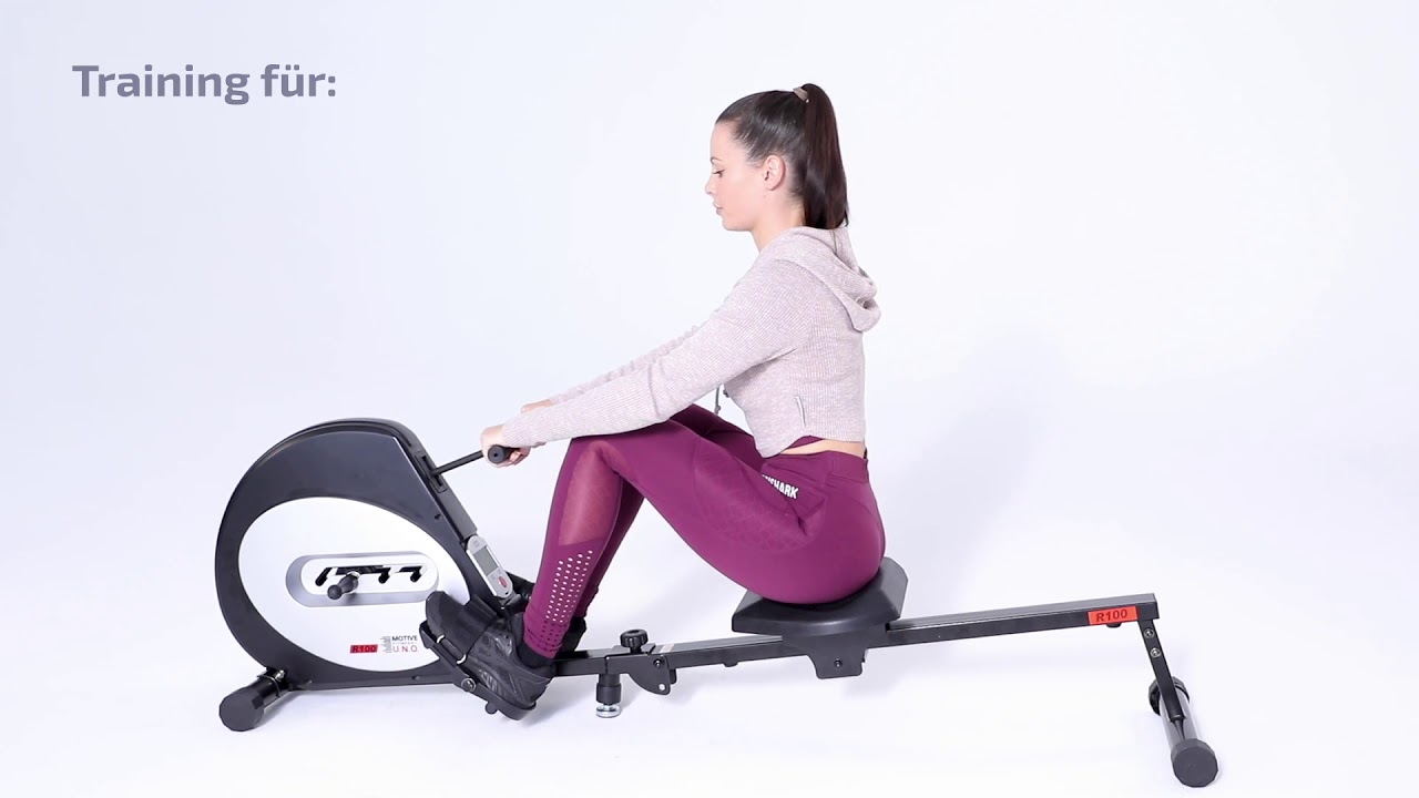 Rudergerät R100 by MOTIVE FITNESS by U.N.O. - YouTube