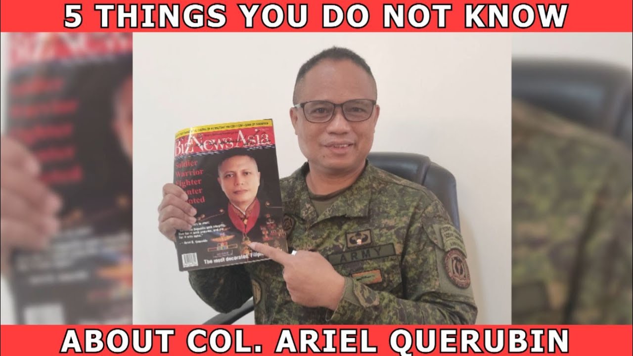 5 THINGS THAT YOU DO NOT KNOW ABOUT COL ARIEL QUERUBIN - YouTube