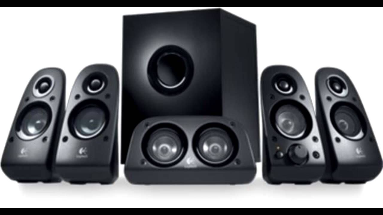 Logitech Z506 sound test (stereo/2.1) - YouTube