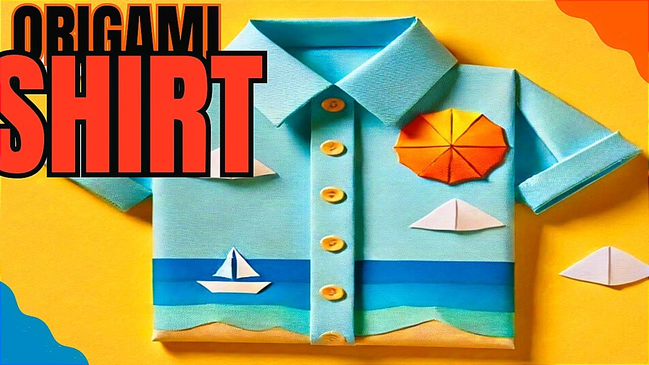 How to Make the World’s Best Origami shirt 👕 ️” #origami #shirts #easy ...