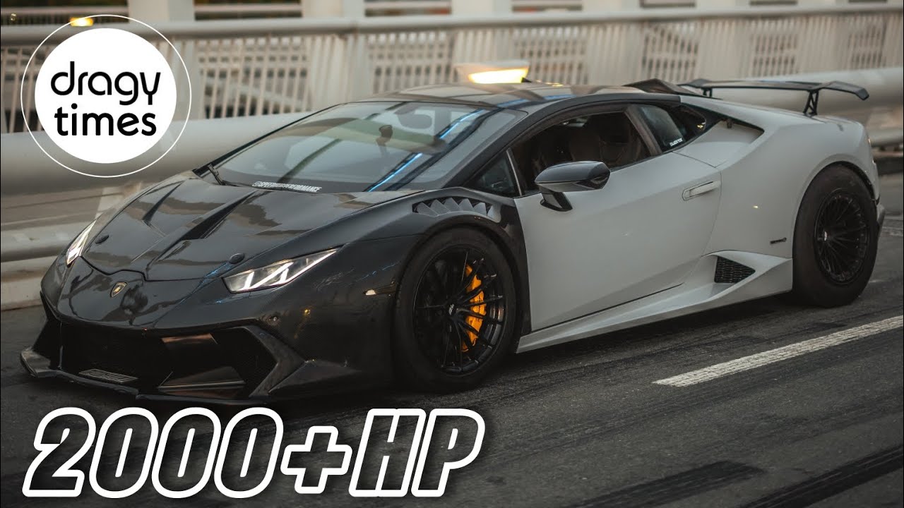 2000+HP Lamborghini Huracan TWIN TURBO | Acceleration 100-200 km/h by ...