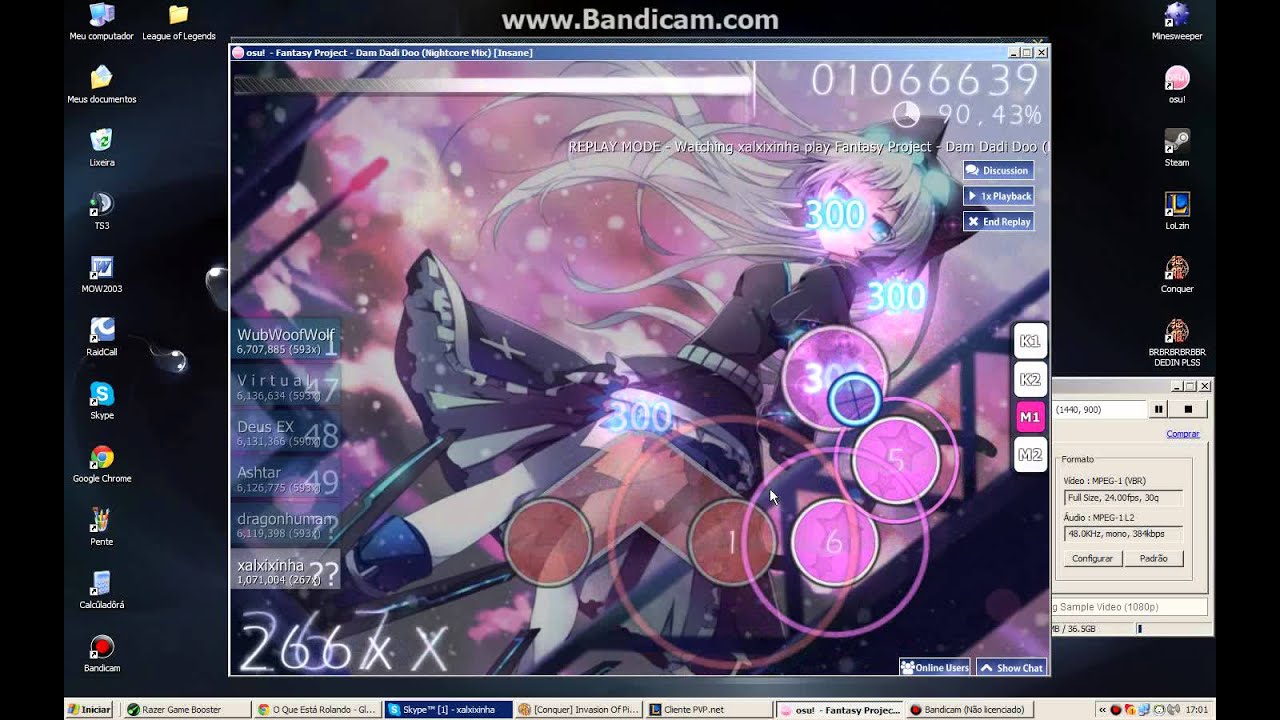 osu! Fantasy Project - Dam Dadi Doo [Insane] - YouTube