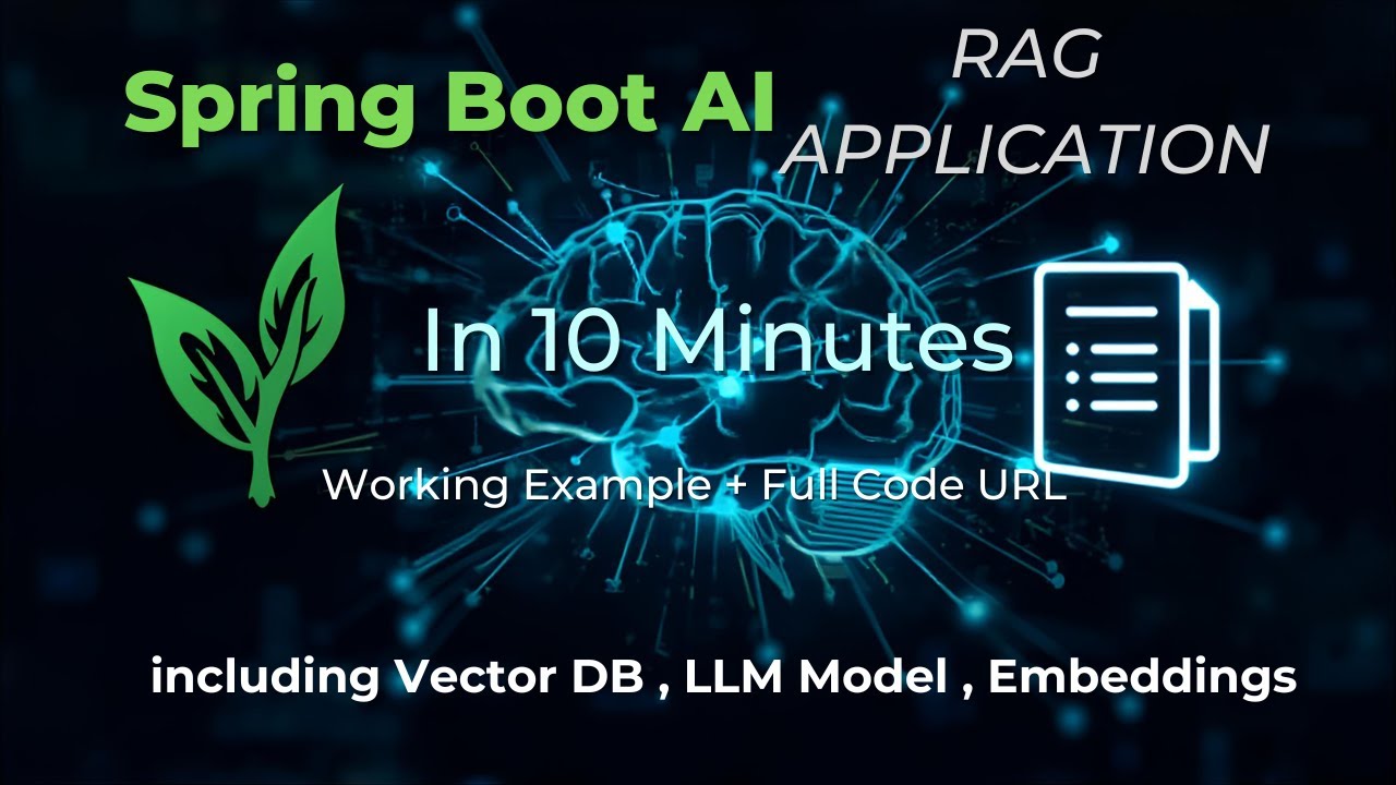 SpringBoot AI RAG Application ( LLM + Vector DB + Embeddings ) - No ...