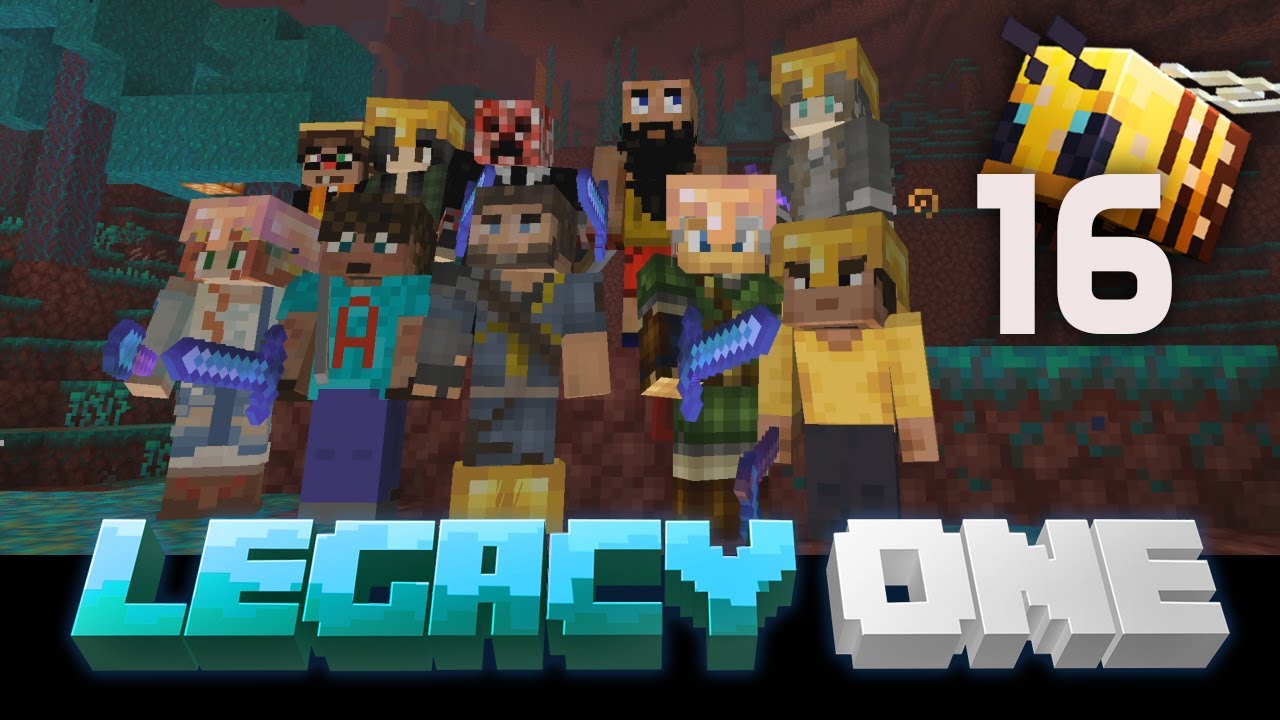 Legacy SMP: Episode 16 - Nether Exploration... and Rescue - YouTube