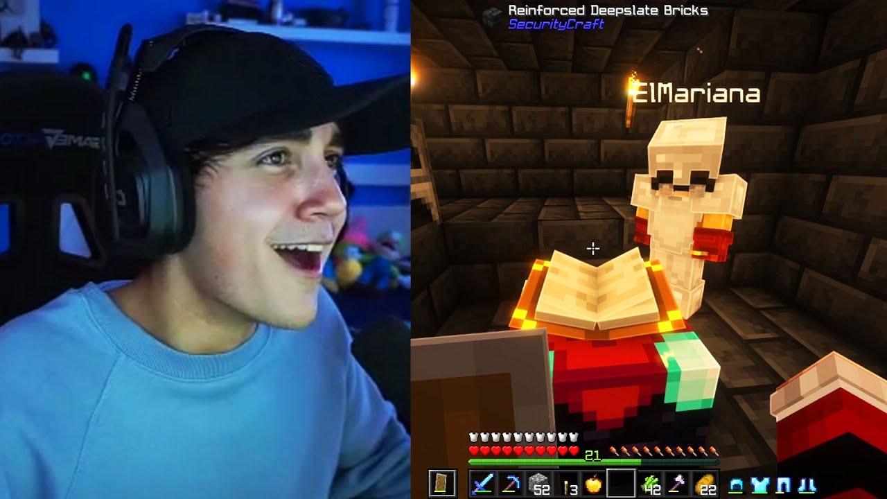 ROIER JUEGA MINECRAFT EXTREMO CON EL MARIANA !! #3 - YouTube