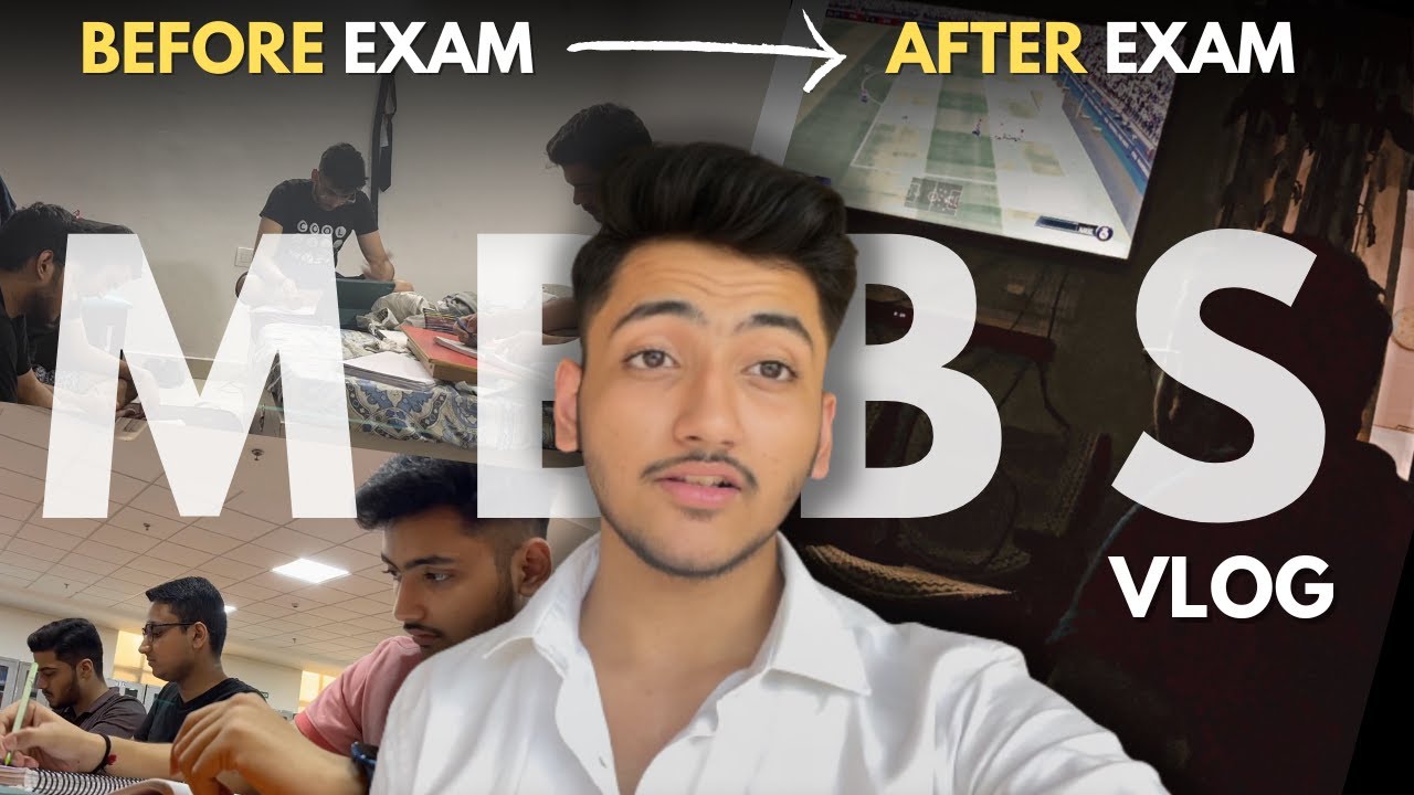 MBBS Study Vlog | 1st Year | Study Before Exams !! Life Of a Medical ...