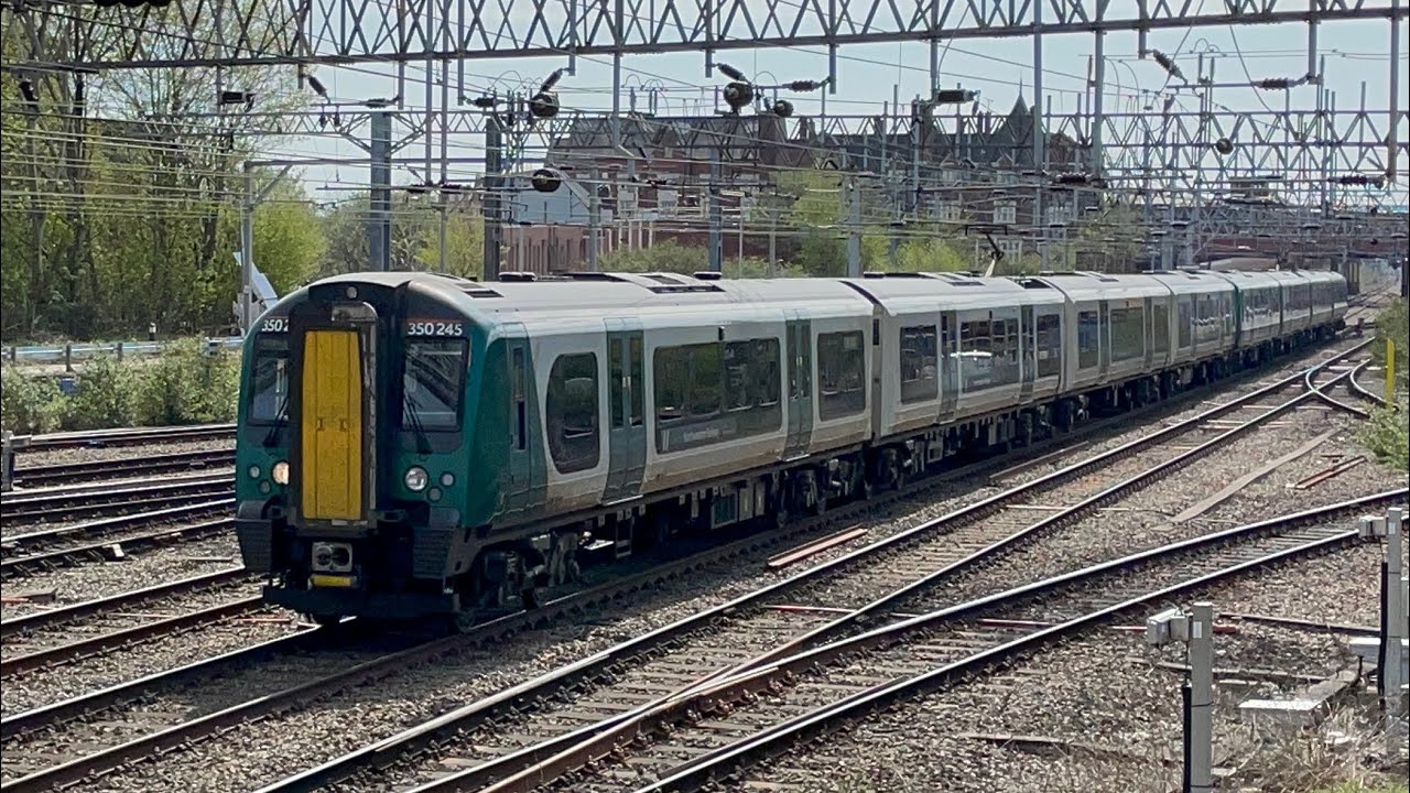 GBRF 66790 working freight, DB 67015 with TFW MK4 rake & some passenger ...