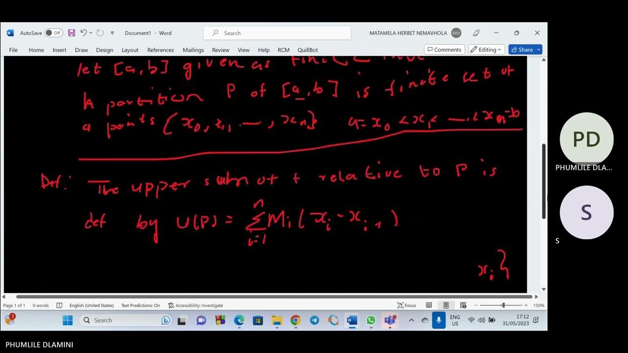 Riemann integrable real analysis. - YouTube